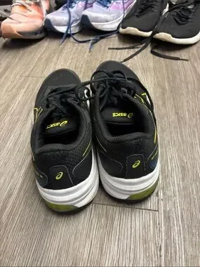 Asics | Shoes | Asics Black And Yellow Mens Running Shoes | Poshmark